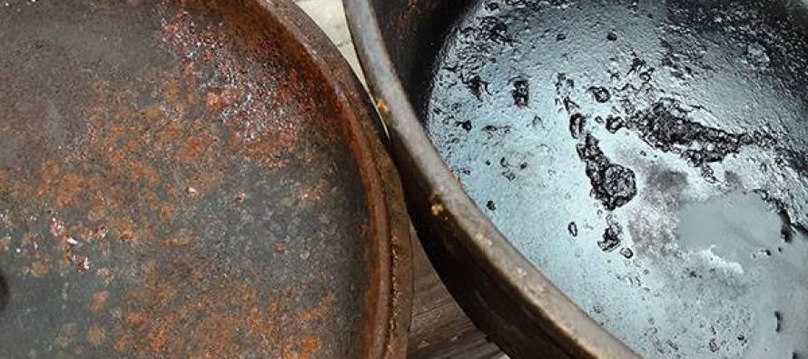 How To Restore A Cast Iron You Bought At Garage Sales - Ask a Prepper