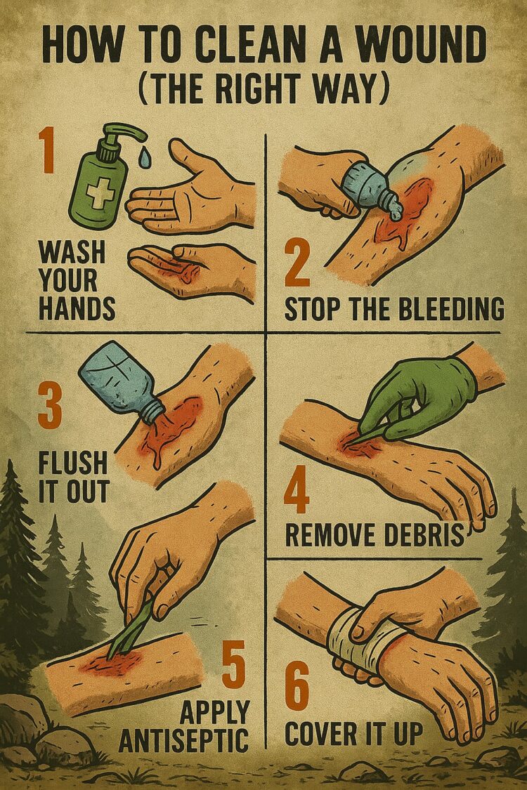 How To Clean a Wound (Before It Gets You Killed) - Ask a Prepper